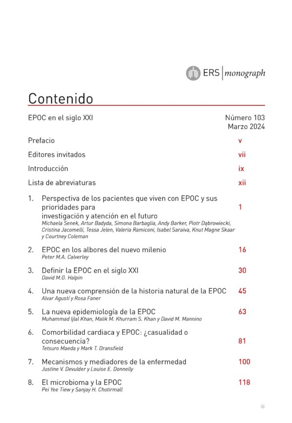 ERS | Monograph EPOC en el siglo XXI - COPD in the 21st Century EDICIÓN ...